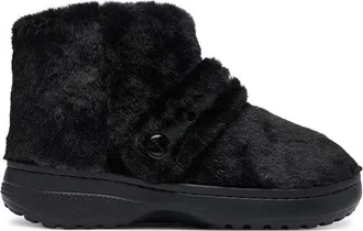 Crocs Hausschuhe Classic Unfurgettable Boot 211743 Schwarz