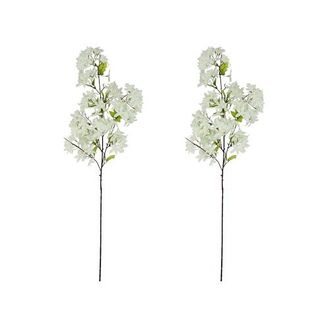 Ligne D&eacute;co Jasmin Etoil&eacute; Artificiel 100cm Tige de Jasmin Artificielle Lot de 2 Fleur Artificielle Deco Fleur Blanc Fleur Artificielle R&eacute;aliste D&eacute;coration Int&eacute;rie
