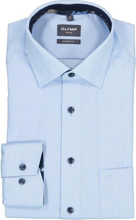 Olymp Herren Hemd blau