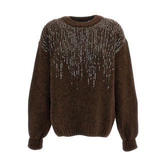 Haikure Maille col rond - Femme - Pulls - Brun - Taille: 38 FR