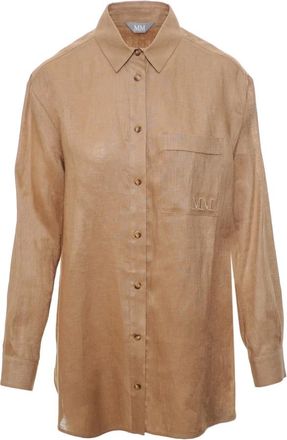 Max Mara Femme, Blouses et Chemises, Brun, Taille: 40 FR Chemises