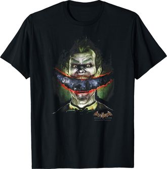 DC Comics Batman: Arkham Asylum Joker Crazy Lips T-Shirt
