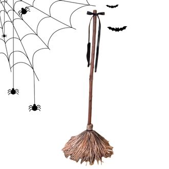 Generic Halloween Dancing Broom - Spooky Motion Prop, Witch Party Accessory | Batteriebetriebener Besenhalter, helles Licht, bewegliche Animation, perfekt für