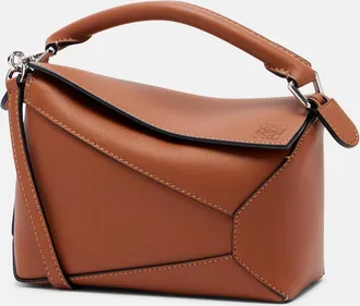 Loewe Henkeltasche Puzzle Edge Mini aus Leder
