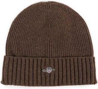 GANT Bonnet &agrave; maille c&ocirc;tel&eacute;e de laine m&eacute;lang&eacute;e