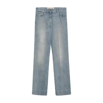 Valentino Wide Leg Jeans - - Jeans - Damen - Blau - W27