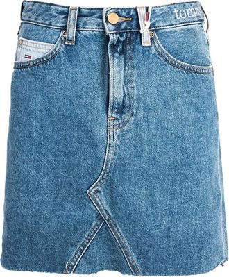 Tommy Hilfiger Short Denim Skirt - Femme - Jupes - Bleu - Taille: W25