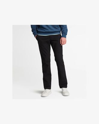 Timberland Gerade Topsfield Chinohose aus Twill f&uuml;r Herren in Schwarz, Herren, Schwarz, Gr&ouml;&szlig;e