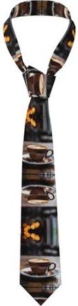 Generic Cravate Homme Bol En C&eacute;ramique &Agrave; Caf&eacute; Tendance Tie &Eacute;l&eacute;gant Cravate Pour F&ecirc;te Mariage Accessoires