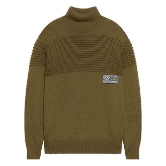 GCDS Dolcevita a Coste Ottoman - - Knitwear - Herren - Gr&uuml;n - XL