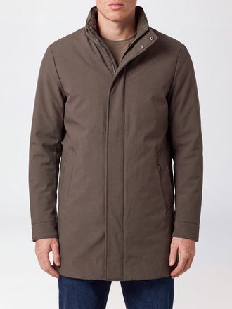 Moorer Knielanger Parka aus Polyester von mit hohem Kragen
