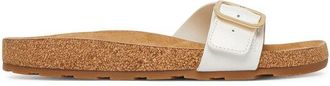 Tommy Hilfiger Pantoletten Cork Footbed Slip-On FW0FW09344 Wei&szlig;