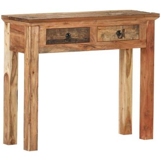 Les Tendances Table console 90,5x30x75 Bois dacacia et de r&eacute;cup&eacute;ration