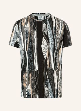 Carlo Colucci Carlo Colucci Knit Print Story T-Shirt Fiaider schwarz