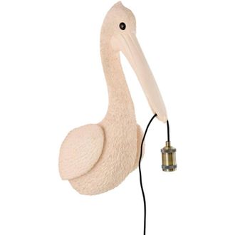 Light & Living Light & Living - wandleuchte - Pelican - rosa - kunststoff