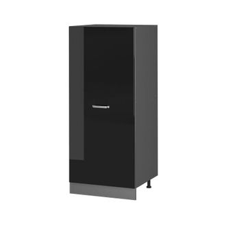 Vicco Armoire haute R-Line, Noir Haute brillance, 60 cm