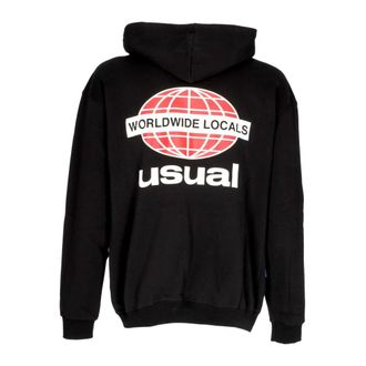 Usual Lokaler schwarzer Hoodie mit K&auml;ngurutasche - - Sweatshirts & Hoodies - Herren - Schwarzk - XL