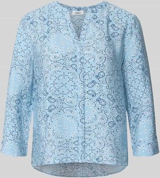 s.Oliver Red Label Relaxed Fit Kurzarmbluse aus Viskose-Mix