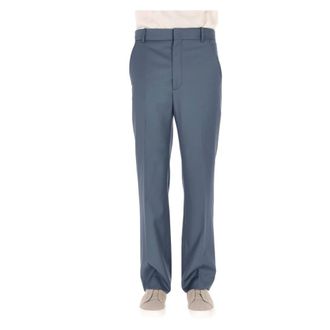 Kenzo Homme, Pantalons, Bleu, Taille: W42 Pantalon de tailleur droit