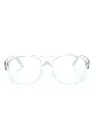 Moscot lunettes de soleil &agrave; monture carr&eacute;e transparente - Tons neutres