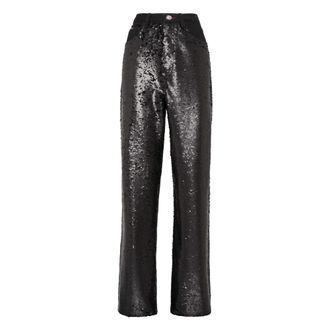 Philipp Plein Denim Hose Loose Fit - - Jeans - Damen - Schwarzk - W29