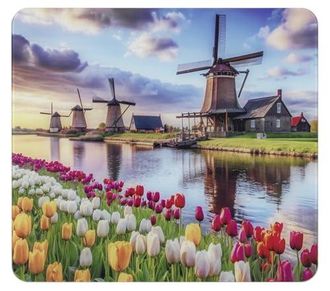 WENKO Multi-Platte Mod. Windm&uuml;hle, 3in1 K&uuml;chenbrett, Spritzschutz, Herdabdeckplatte, Schneidebrett, Glas, 56 x 50 cm