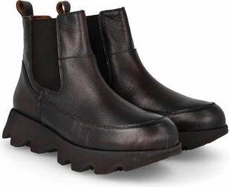 Lince Lince Bottines zipp&eacute;es et &eacute;lastiques en cuir confortable | Semelle en caoutchouc | Semelle int&eacute;rieure en gel | I51709 | Fabriqu&eacute;es en Espagne, Cuir Av