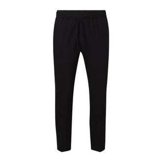 Calvin Klein Schwarze Bi-Stretch Comfort Woll-Jogginghose - - Trousers - Herren - Schwarzk - S