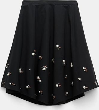 Dorothee Schumacher Von Hand bestickter Tellerrock