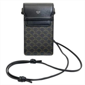 Celine Pre-owned Canvas Pouch Shoulder Bag - - Pre-owned - Damen - Schwarzk - ONE SIZE