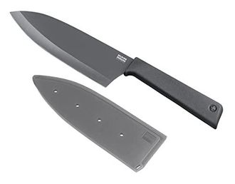 Kuhn Rikon COLORI+ couteau Santoku, gris, 27 cm
