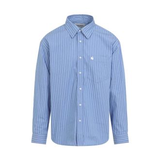 Carhartt Work in Progress Herren, Shirts, Blau, MGr&ouml;&szlig;e