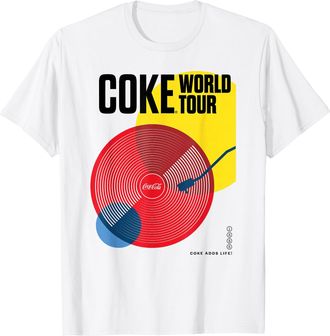 Coca Cola Ware Coke World Tour Coke Adds Life! Poster T-Shirt