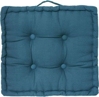 Atmosphera Bodenkissen blaugrün 40 × 40 cm - Blaugrün - Atmosphera créateur dintérieur