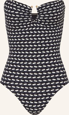 Seafolly Bandeau-Badeanzug Mala schwarz