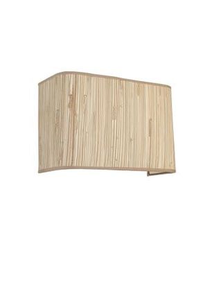 Opviq Elegant Cream Wall Lamp, Metal Body & Fabric Cap, 31-21 cm Diameter, 22 cm Height | 1 x 3.15W LED, Battery Operated, IP20 | Stylish Lighting for Any R