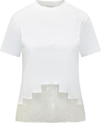 Ferragamo Femme, Tops, Blanc, Taille: 38 FR T-shirt