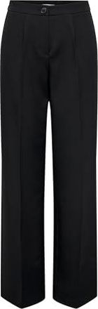 Only Onlkira-Mellie Hw Pantalon Large PNT Noos, Noir, XS / 32L Femme