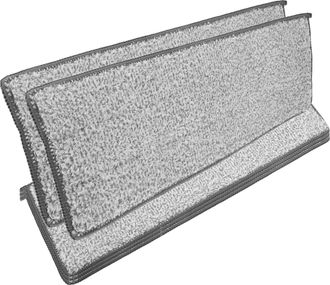 BESPORTBLE 5 St&uuml;ck Wiederverwendbare Fasermop Nachf&uuml;llpads 12X38cm Saugf&auml;hige Bodenwischpads f&uuml;r Versiegelte B&ouml;den Wie Parkett und Fliesen Ersatz Mopp Pads f&uuml;r H