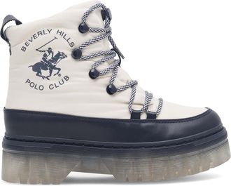 Beverly Hills Polo Club Schn&uuml;rstiefeletten Beverly Hills Polo Club WS12888-01 Wei&szlig;