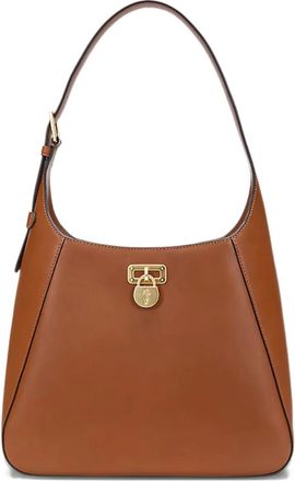 Lauren Ralph Lauren grand sac porté épaule Tanner - Marron