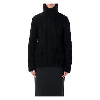 Moncler Damen, Strickwaren, Schwarzk, MGr&ouml;&szlig;e