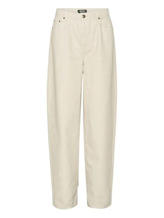 Rotate jean droit à broderies R - Tons neutres