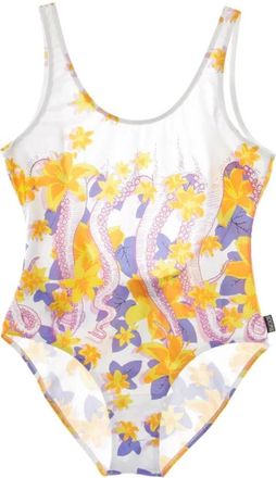 Octopus Blumiger Badeanzug f&uuml;r Frauen - - Swimwear - Damen - Mehrfarbig - M