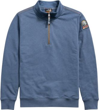 Parajumpers Homme, Sweatshirts et sweats &agrave; capuche, Bleu, Taille: XL Broad Peak Zip SweaT-shirt