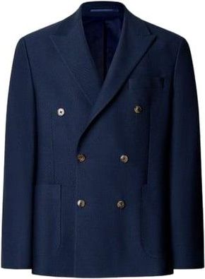 Fa&ccedil;onnable Veste col tailleur en coton m&eacute;lang&eacute;