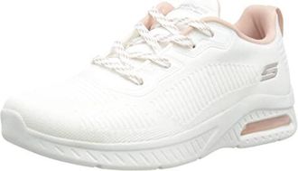 Skechers Femme Squad Air Basket, Tricot Blanc Cassé, 39 EU