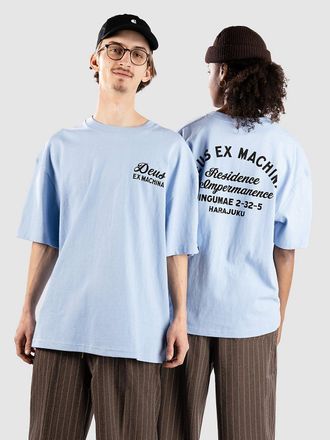 Deus Harajuku Sign T-Shirt cerulean blue
