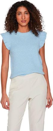 Vila VIRIL O-Neck Flounce Knit Vest - NOOS