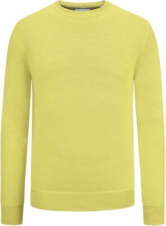 Tom Rusborg Leichter Rundhalspullover aus einem Baumwolle-Seide-Mix in